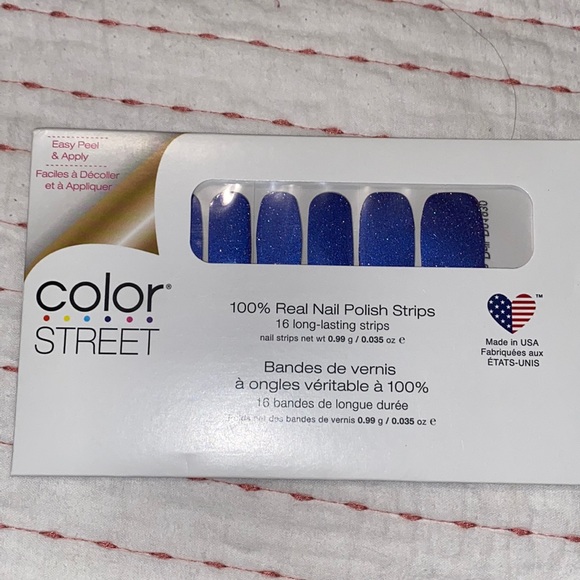 Color Street | Makeup | Purple Glitter Color Street Nail Strips | Poshmark